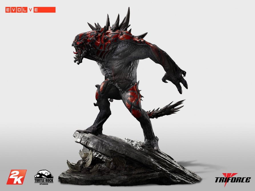 Check out this beautiful Evolve statue, weighing in at 35 lb and ...