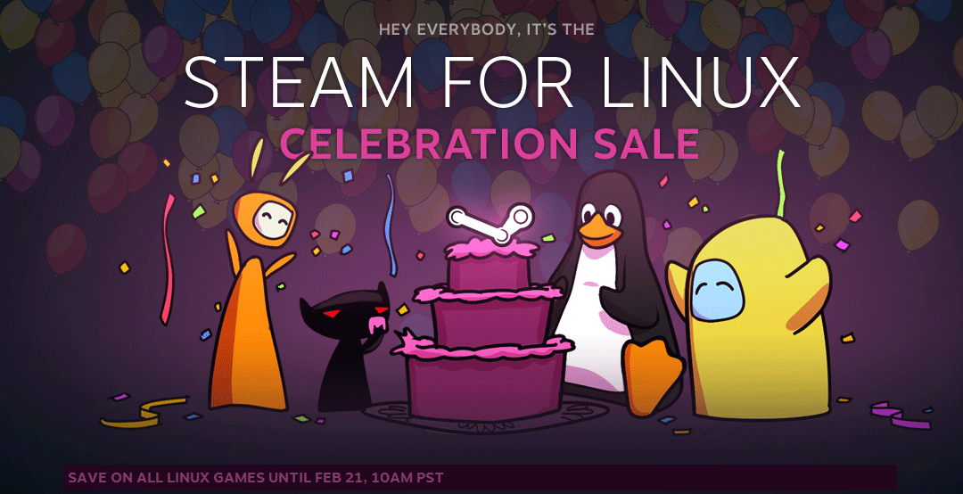 Steam for Linux officially available, celebrates with a sale of 50 ...