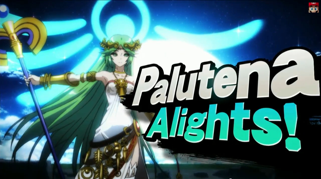 Palutena crushes your Mii (and everyone else) beneath her heel in Super ...