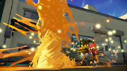 Run a golden fish bazooka into enemy territory in Splatoon's new Rainmaker ranked battle mode ...