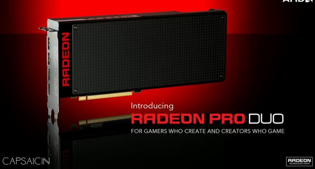 AMD Radeon Pro Duo combines two Fury X GPUs into one card this summer ...