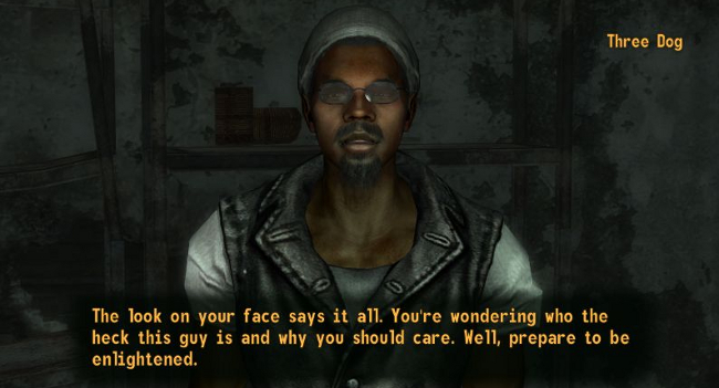 Voice actor for Fallout 3's post-apocalyptic disc jockey Three Dog ...