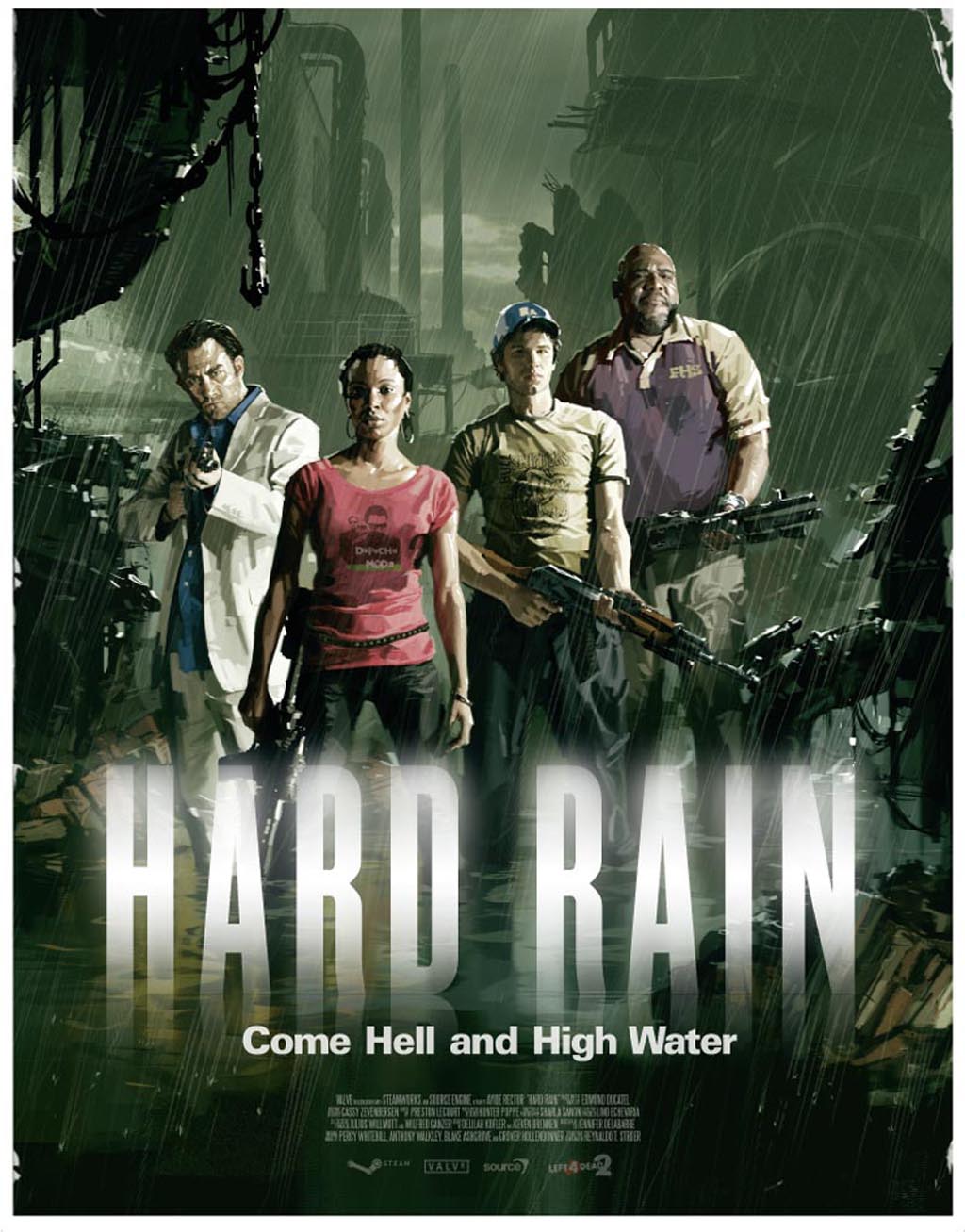 Left 4 Dead 2 "Hard Rain" and "Dead Center" posters revealed - Neoseeker