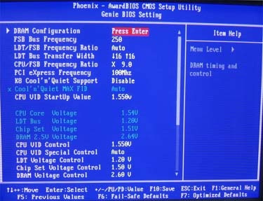 The BIOS in Detail - DFI LanParty nF4 SLI-DR - Page 5