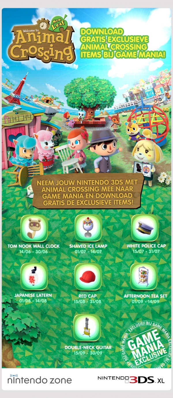 New Leaf DLC - Animal Crossing Wiki - Neoseeker