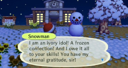 Snowman - Animal Crossing Wiki - Neoseeker