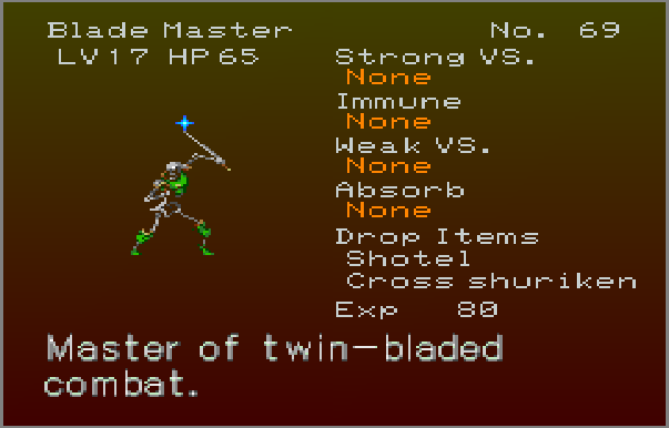 Blade Master - Castlevania Wiki - Neoseeker