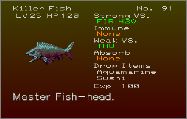 Killer Fish - Castlevania Wiki - Neoseeker
