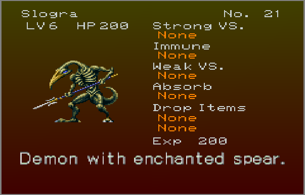 Slogra - Castlevania Wiki - Neoseeker