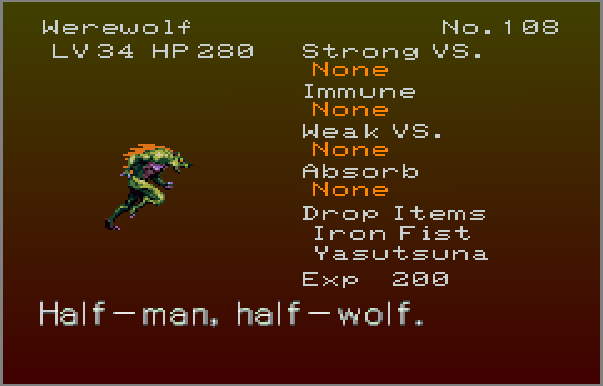 Werewolf (enemy) - Castlevania Wiki - Neoseeker