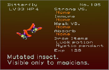 Bitterfly - Castlevania Wiki - Neoseeker