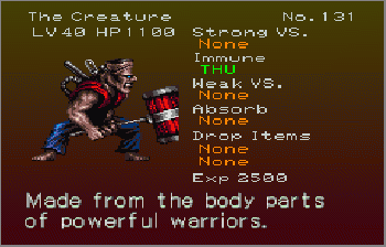 The Creature - Castlevania Wiki - Neoseeker