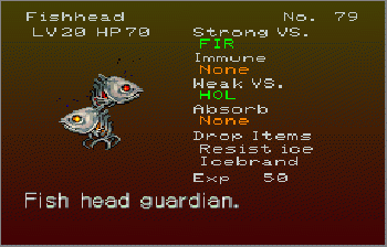 Fish Head - Castlevania Wiki - Neoseeker