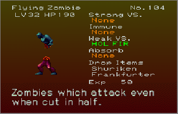 Flying Zombie - Castlevania Wiki - Neoseeker