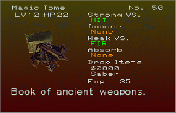 Magic Tome - Castlevania Wiki - Neoseeker