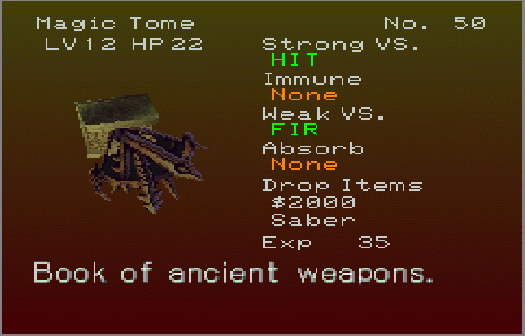 Magic Tome - Castlevania Wiki - Neoseeker