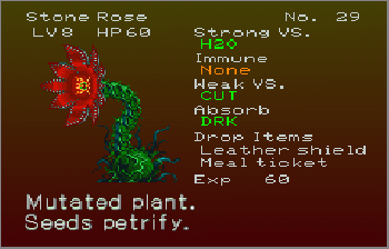 Stone Rose - Castlevania Wiki - Neoseeker