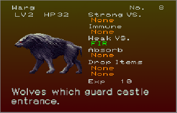 Warg - Castlevania Wiki - Neoseeker