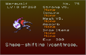 Werewolf - Castlevania Wiki - Neoseeker