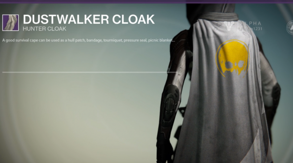 Dustwalker Cloak - Destiny Wiki - Neoseeker