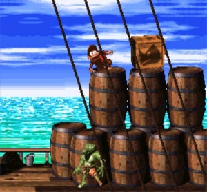 Barrel - Donkey Kong Wiki - Neoseeker