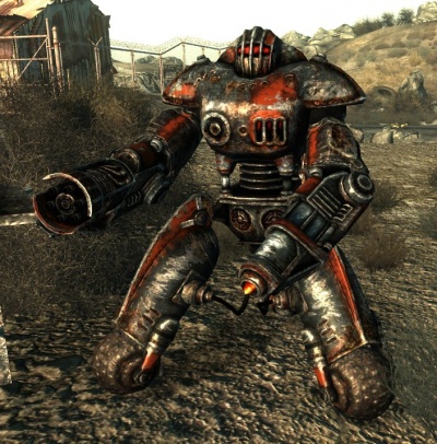 Sentry Bot - Fallout Wiki - Neoseeker