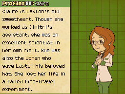 Claire - Professor Layton Wiki - Neoseeker