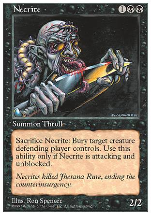 Necrite - Magic: The Gathering Wiki - Neoseeker