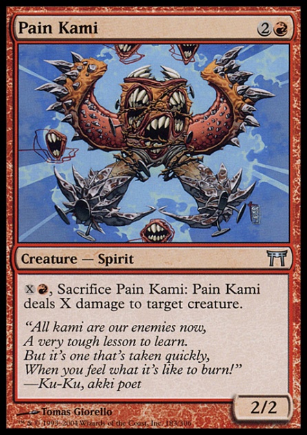 Pain Kami - Magic: The Gathering Wiki - Neoseeker