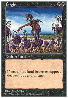 Blight - Magic: The Gathering Wiki - Neoseeker
