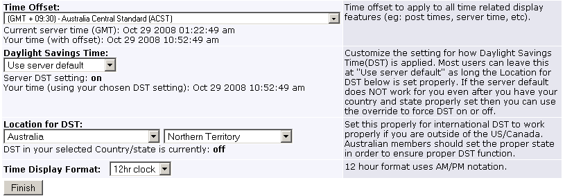 Neoseeker Daylight Savings Time Settings - NeoWiki Wiki - Neoseeker
