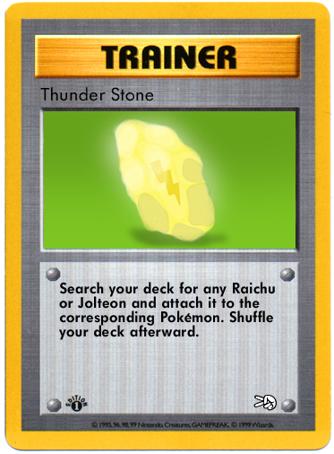 Thunder Stone - Pokémon Wiki - Neoseeker