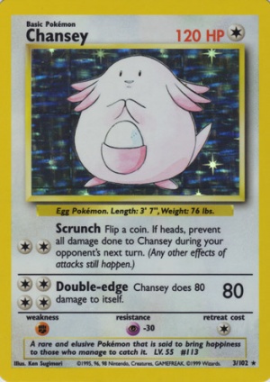 Chansey (Base Set) - Pokémon Wiki - Neoseeker