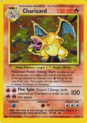 Charizard (Base Set) - Pokémon Wiki - Neoseeker