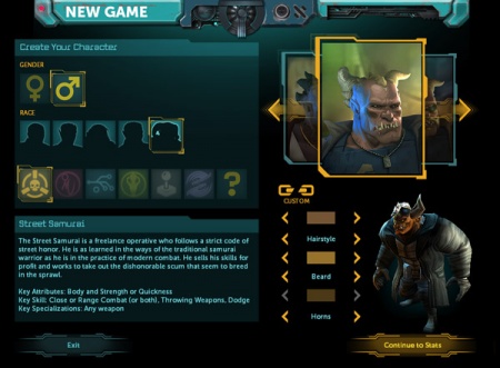 Character Creation - Shadowrun Returns Wiki - Neoseeker