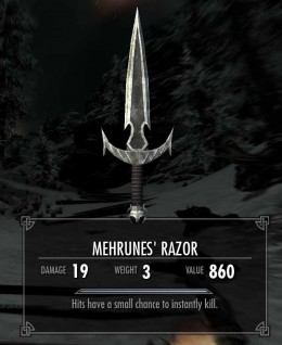 Mehrunes' Razor - Skyrim - Elder Scrolls V Wiki - Neoseeker