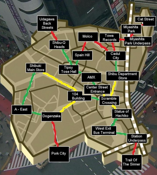 Map - The World Ends With You Wiki - Neoseeker