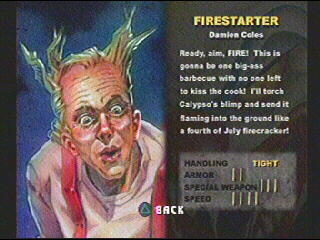 Firestarter - Twisted Metal Wiki - Neoseeker