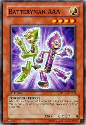 Batteryman AAA - Yu-Gi-Oh Wiki - Neoseeker