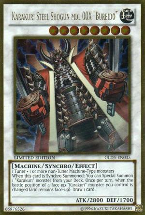 Karakuri Steel Shogun mdl 00X "Bureido" - Yu-Gi-Oh Wiki - Neoseeker
