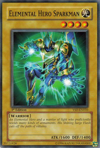 Elemental Hero Sparkman - Yu-Gi-Oh Wiki - Neoseeker