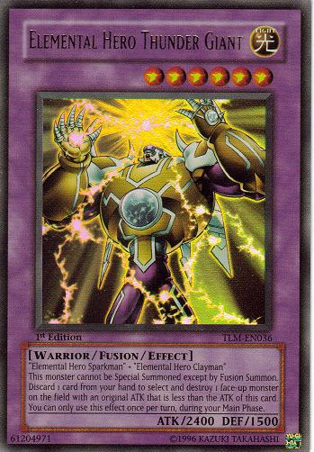 Elemental HERO Thunder Giant - Yu-Gi-Oh Wiki - Neoseeker