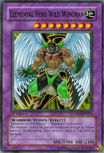 Elemental HERO Wild Wingman - Yu-Gi-Oh Wiki - Neoseeker