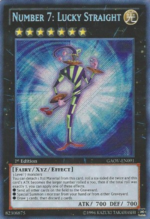 Number 7: Lucky Straight - Yu-Gi-Oh Wiki - Neoseeker
